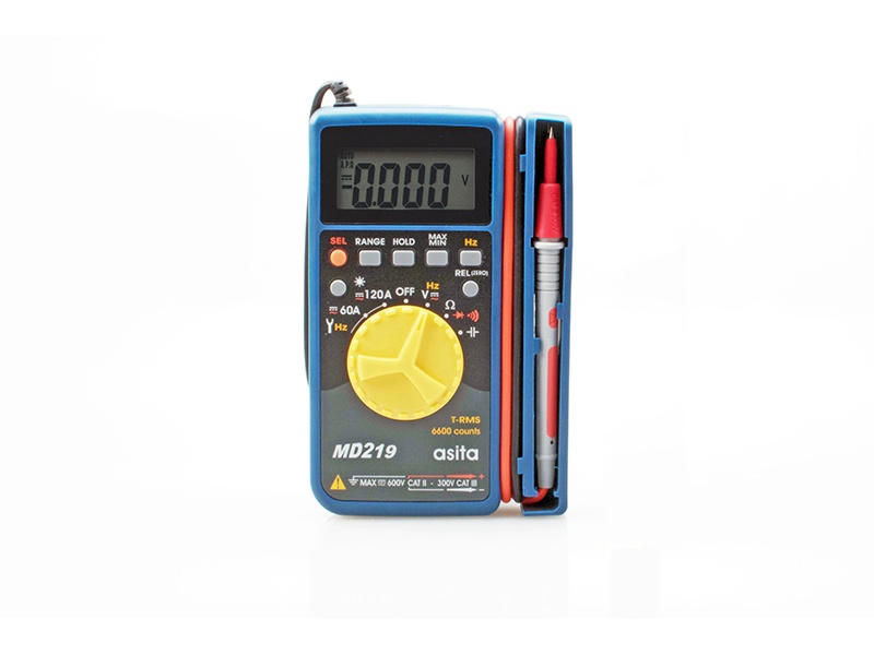 MD219 Multimetro digitale con sensore amperometrico 120A AC/DC | ASITA